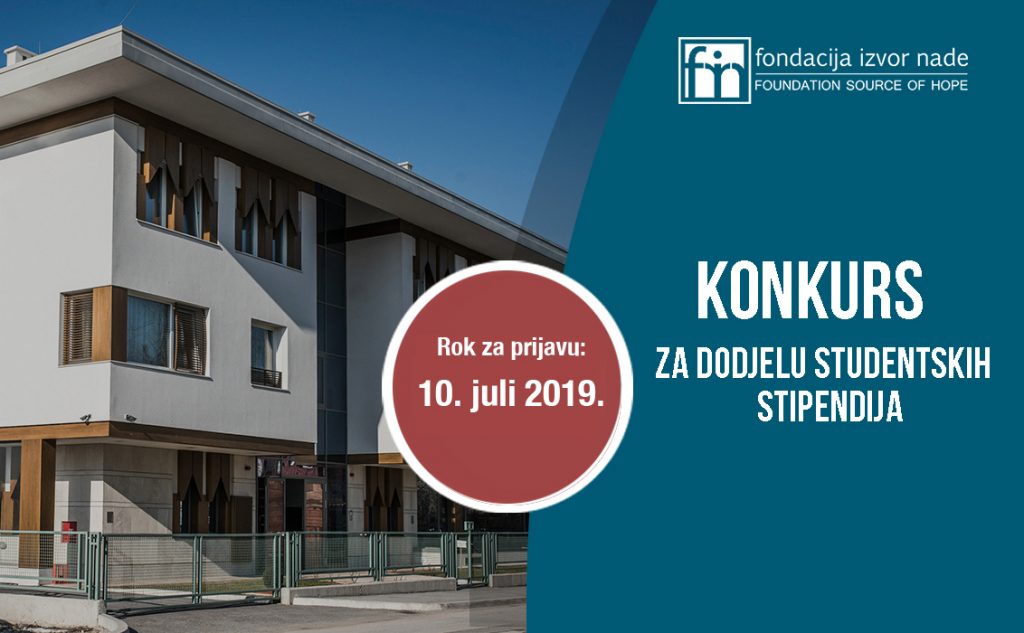 Konkurs za dodjelu studentskih stipendija za školsku 2019/20. godinu