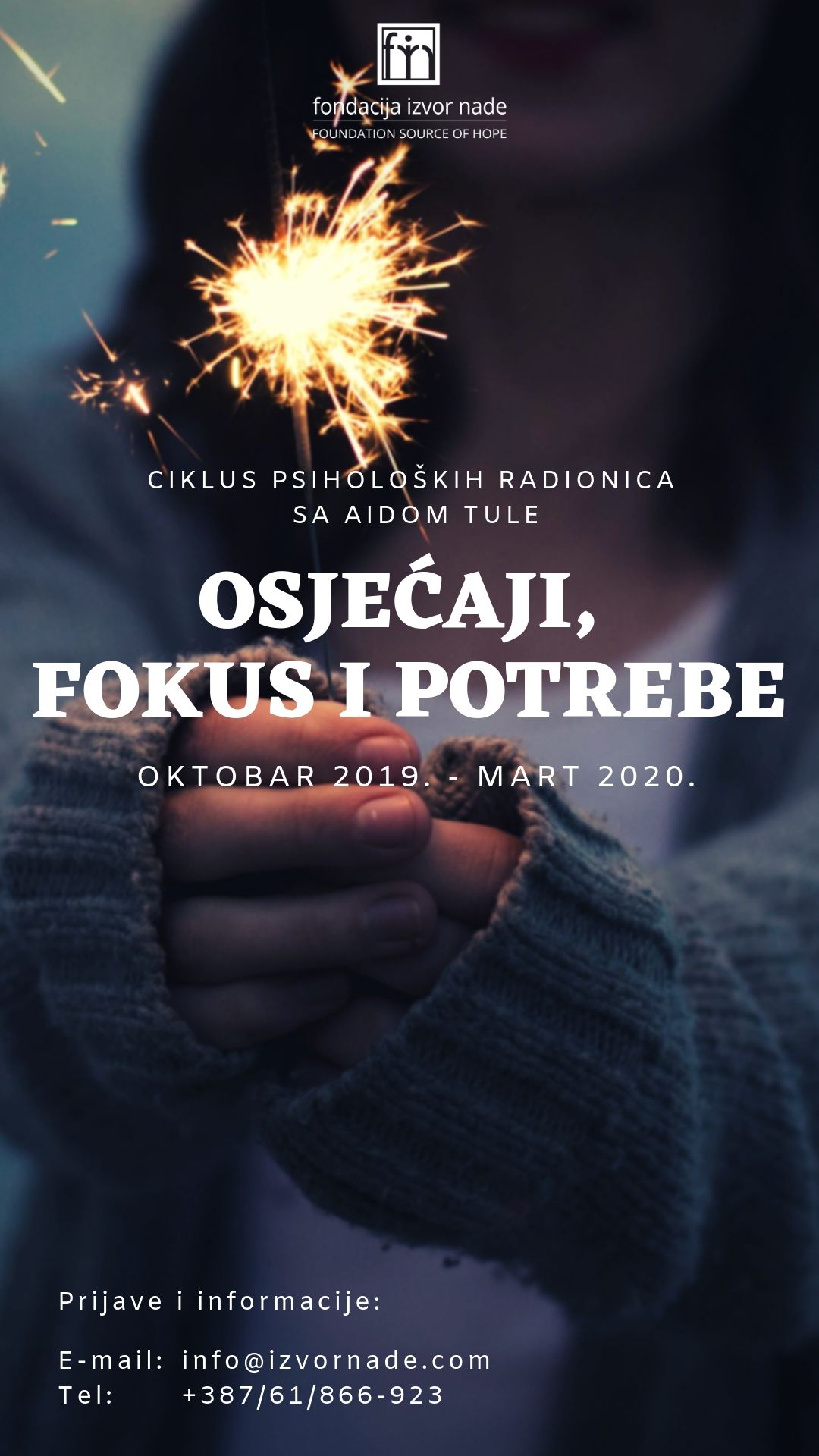 Najava: Ciklus psiholoških radionica “Osjećaji, fokus i potrebe“